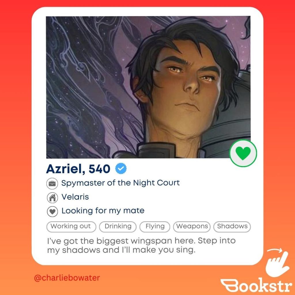 Swipe Right! Sarah J. Maas Character Tinder Profiles