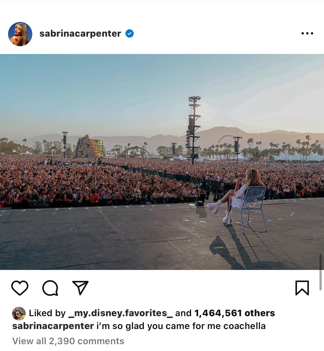 Sabrina Carpenter Is Working Late on Her New Tour