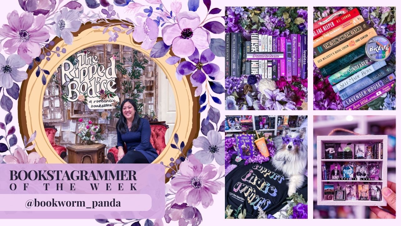 Enter Bookstagrammer Rachel’s Vibrant World of Amethyst and Lilac