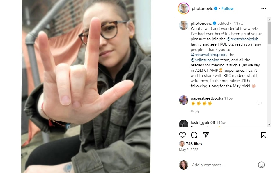 We Love Sara Nović, Role Model for the Deaf and Exceptional