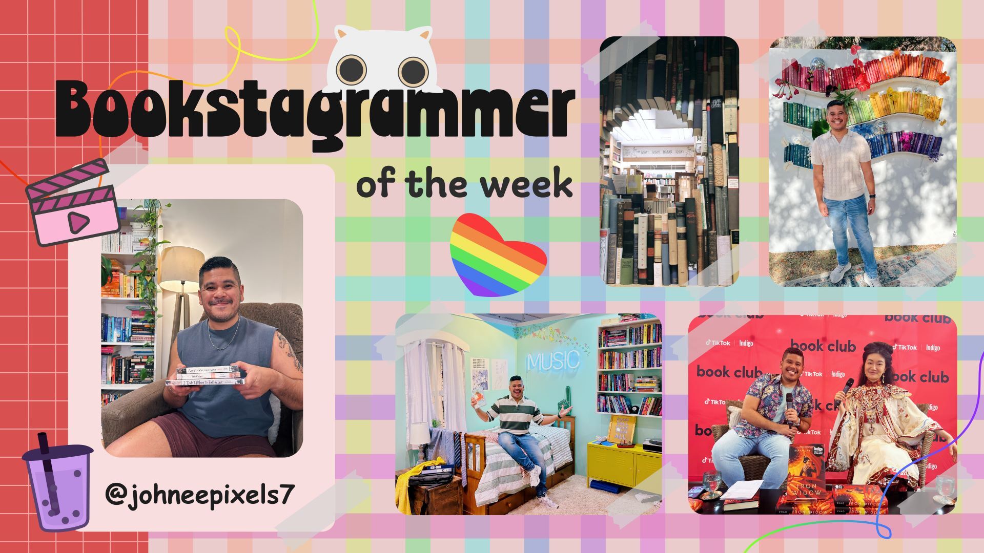 Nerd Out About Queer Literature With Vibrant Bookstagrammer Johnee