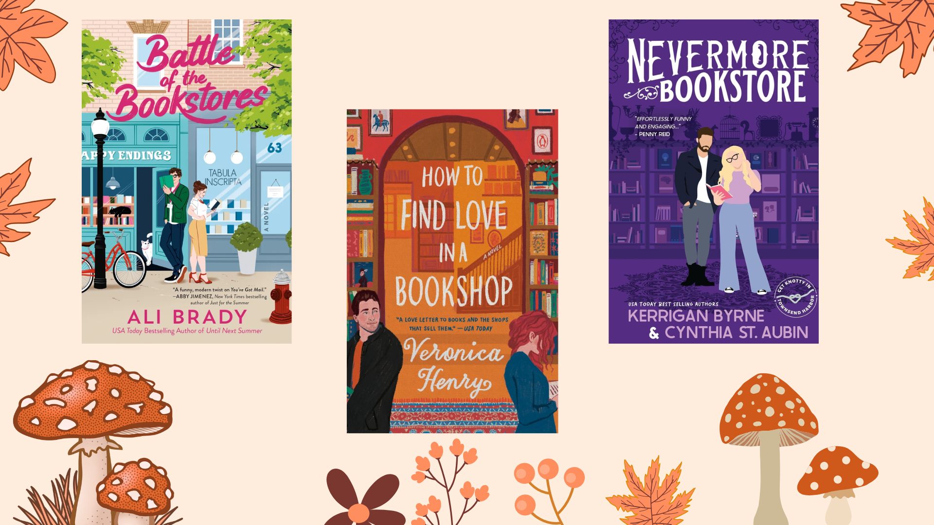 Enthralling Fall Romance Novels Set in Cozy Bookstores